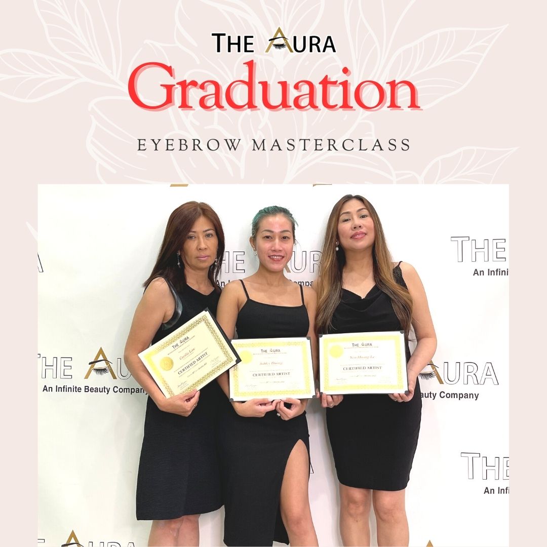 Eyebrow MasterClass GRADUATION CEREMONY - The Aura Beauty School Orange ...